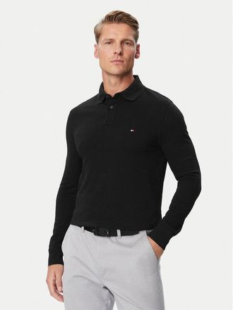 Tommy Hilfiger Poloshirt 1985 MW0MW20183 Schwarz Regular Fit