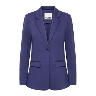 Ichi Patriot Blue Blazer Jacke Klassische Silhouette - - Jackets - Damen - Blau - XS