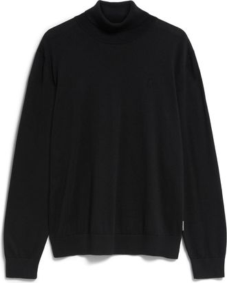 Armedangels Herren Pullover Regular Fit aus Bio-Baumwolle GAARDO Regular Fit Black