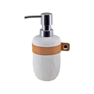 Spirella Distributeur de Savon Polyr&eacute;sine LIO Blanc