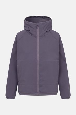 Derbe Derbe Softshelljacke Kurz Peutby Damen Lila Grau