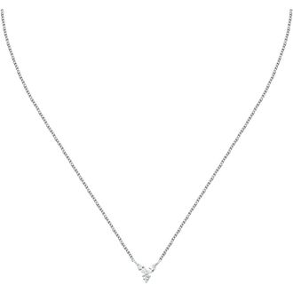 Cleor Collier en argent 925/1000 et zircon