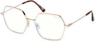 Tom Ford Femme, Accessoires, Jaune, Taille: 56 MM Optical Frame