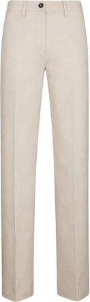Nine In The Morning Femme, Pantalons, Beige, Taille: W26 Logo Detail Pantalons