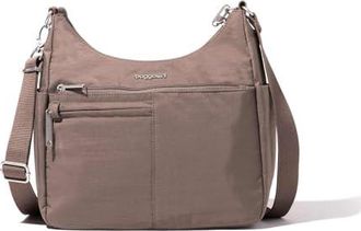 Baggallini Securtex Sac à bandoulière antivol, Portobello, Taille unique