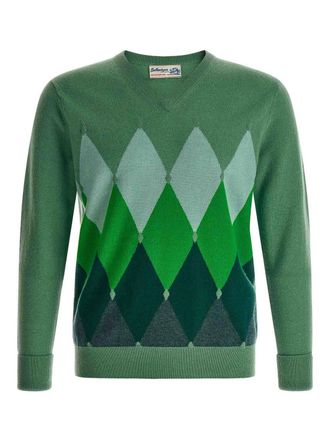 Ballantyne Pull Col Rond - Vert