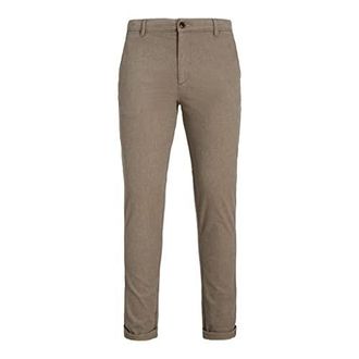 Jack & Jones Jpstmarco Jjfury AKM Noos Pantalon Chino, Phoque, 29W x 32L Homme