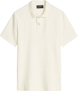 Marc O'Polo Strick-Poloshirt aus Bio-Baumwolle und Stretch mit Struktur, Regular Fit in