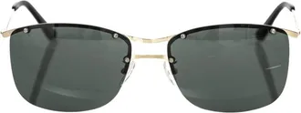 Frankie Morello Lunettes de soleil Clubmaster - Homme - Accessoires - Noir - Taille: ONE Size