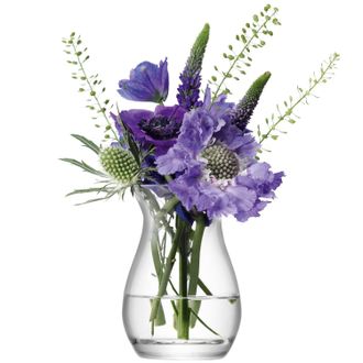 LSA International Flower Mini Bouquet Vase H9.5cm Klar