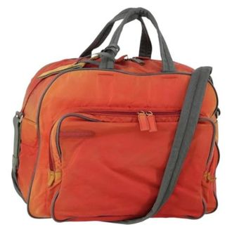Prada unisex, Pre-owned, Rouge, Taille: ONE Size Sac Week-end en Nylon Pre-owned