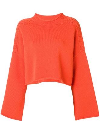 J.W.Anderson Pullover mit Zopfmuster - Gelb