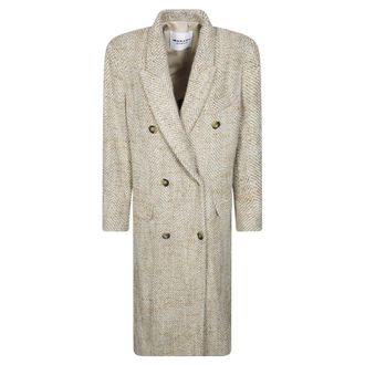 Isabel Marant Pilda Coat - - Coats - Damen - Beige - XS