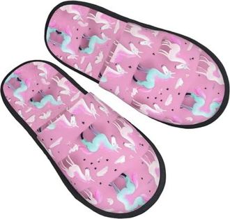 Generic L&eacute;g&egrave;re Pantoufles de nombreux imprim&eacute;s Horse Seas Chausson Maison Chaud Chaussons dint&eacute;rieur pour Hiver Femme Homme M