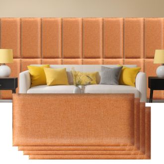 Generic Wandpaneele Abziehen und Aufkleben Selbstklebend 3D Antikollision Wandpaneele Paneele Tapete Kopfteilpaneele für Wohnzimmer Büro Schlafzimmer