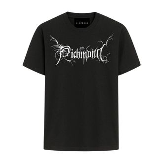 John Richmond Femme, Tops, Noir, Taille: 40 FR T-shirt graphique
