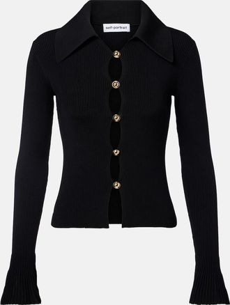 Self Portrait Top aus Strick