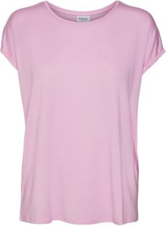 Vero Moda Vmava Plain SS Top Gajrs Noos, Bonbon, M Femme