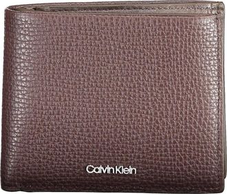 Calvin Klein Homme, Accessoires, Brun, Taille: ONE Size Portefeuille Homme Marron avec Porte-monnaie