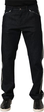 Dolce & Gabbana Homme, Jeans, Noir, Taille: M Jeans droits