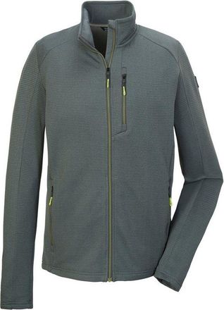 Killtec Strickjacke KOS 92 MN FLX JCKT Sportliche Herrenjacke mit Kinnschutz und verschließbaren Taschen