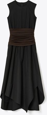 Tory Burch Damen Asymmetrisches Baumwollkleid