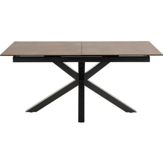 Hellin Hellin - Table &agrave; manger extensible 168/210 cm en c&eacute;ramique rouille - buggio