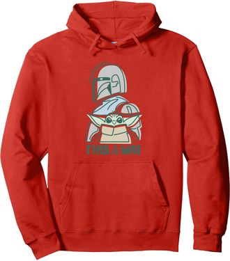 Star Wars The Mandalorian and Grogu This is the Way Cute Pullover Hoodie