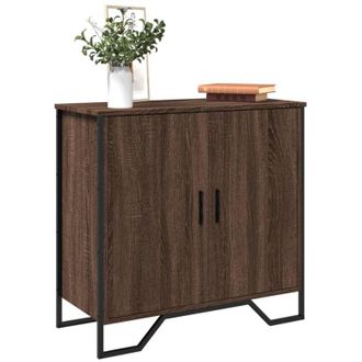 vidaXL Buffet ch&ecirc;ne marron 78x35,5x74,5 cm bois ding&eacute;nierie Vidaxl