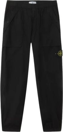 Stone Island Homme, Pantalons, Noir, Taille: W30 Stretch Cotton Jogger