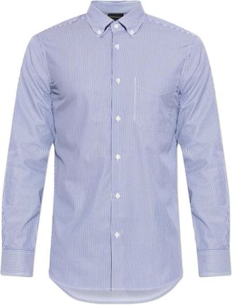 Emporio Armani Homme, Chemises, Bleu, Taille: S Chemise &agrave; rayures