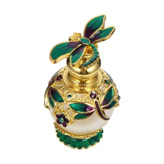 BESPORTBLE Parf&uuml;mflasche aus Legierung und Glas Kompakter Aromaflaschen aufbewahrungsbeh&auml;lter f&uuml;r &Auml;therische &Ouml;le Nachf&uuml;llbar Bruchsicher f&uuml;r Parf&uuml;m und Aromather