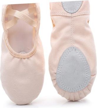 PartyKindom Chaussures De Danse sans Orteils pour Adultes Et Enfants Chaussures De Ballet Invisibles en Toile pour Femmes Semelles Légères De Danse pour Le Yoga