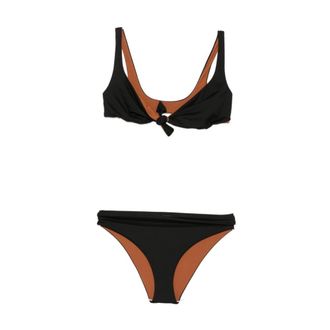 Fisico Wendebikini - - Swimwear - Damen - Schwarzk - S
