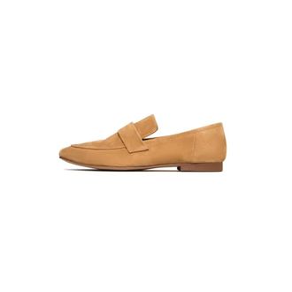 Cesare Gaspari Femme, Chaussures, Beige, Taille: 40 EU Suede Penny Mocassins - Beige