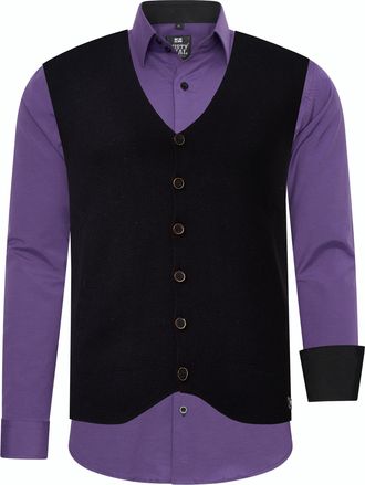 Rusty Neal Hemd mit Weste 2-teilig