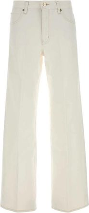 Frame Denim Femme, Jeans, Blanc, Taille: W29 The Stroll Wide Leg Jeans