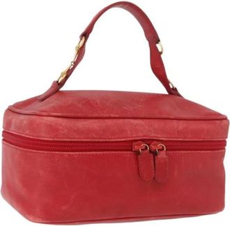 Gucci Pochette cosm&eacute;tique doccasion - Femme - Pre-owned - Rouge - Taille: ONE Size