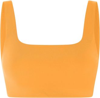 Girlfriend Collective Tommy Sports Bra, Womens Sports Bra Cropped, Square Neck, Without Padding and Underwire, Perfect for Boxing, Running, Training, Sizes XXS-6XL