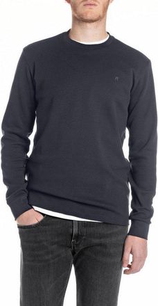 Replay Longsleeve Regular Fit, Rundhalsform