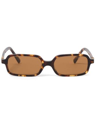 Miu Miu Eyewear lunettes de soleil Regard - Marron