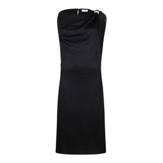 Lanvin Femme, Robes, Noir, Taille: 34 FR Robe Arpège à anneau drapée