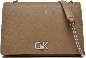 Calvin Klein Handtasche Calvin Klein Ck Medium Conv Shoulder Bag_Mono K60K613138 Braun