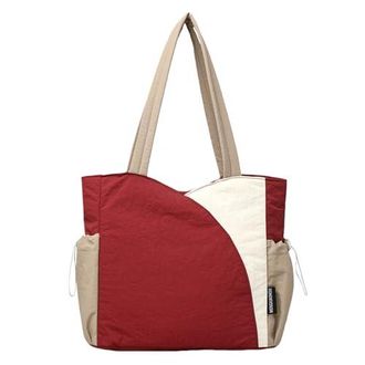 Generic Kexpery Sac &agrave; Main Bandouli&egrave;re Femme Grand Capacit&eacute; Mode Sacoche Nylon Contrast&eacute; Shopping Travail Soir&eacute;e