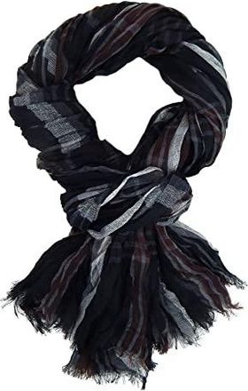 Ella Jonte Écharpes foulard dhomme élégant et tendance de la dernière collection by Casual-style noir gris blanc et rouge