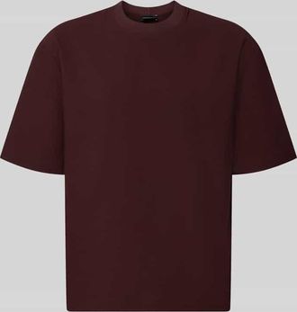 Emporio Armani T-Shirt mit Strukturmuster und Rundhalsausschnitt