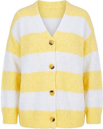 STUDIO UNTOLD Strickjacke Strickjacke Oversize Shape Blockstreifen