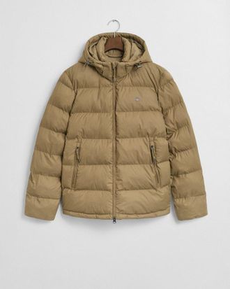 GANT Steppjacke ACTIVE CLOUD JACKET regular fit, abnehmbare Kapuze, 2-Wege-Rei&szlig;verschluss