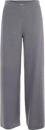 Patrizia Pepe Femme, Pantalons, Gris, Taille: 44 FR Wide Pantalons