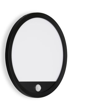 Telefunken LED Au&szlig;enwandleuchte, Au&szlig;enwandlampe inkl. Bewegungsmelder, inkl. D&auml;mmerungssensor, Backlight Effekt, 15 Watt, 2.000 Lumen, 4.000 Kelvin, IP44, Rund, 